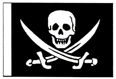 "Calico" Jack Rackham 18"x24" Flag